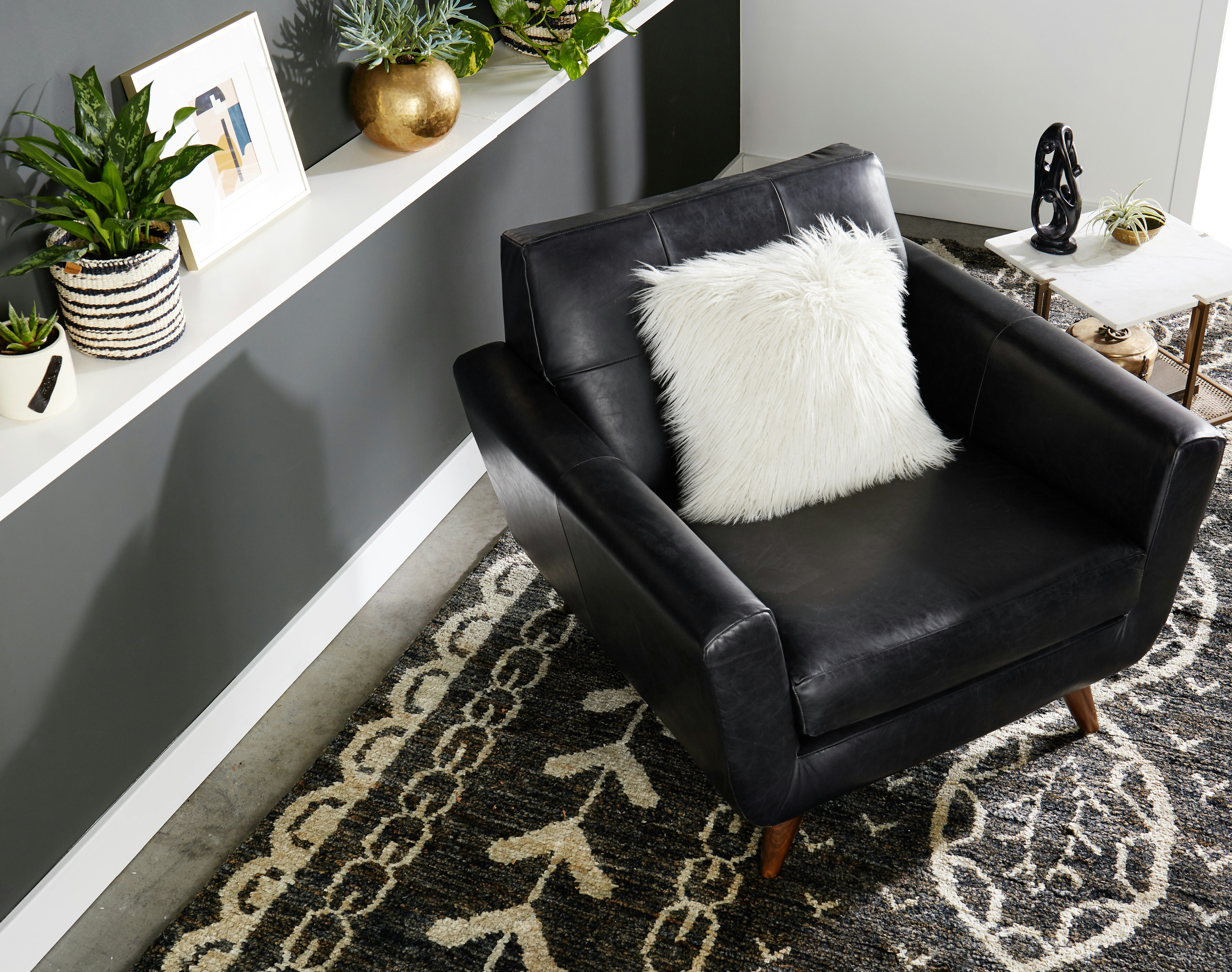 Joybird leather chair store