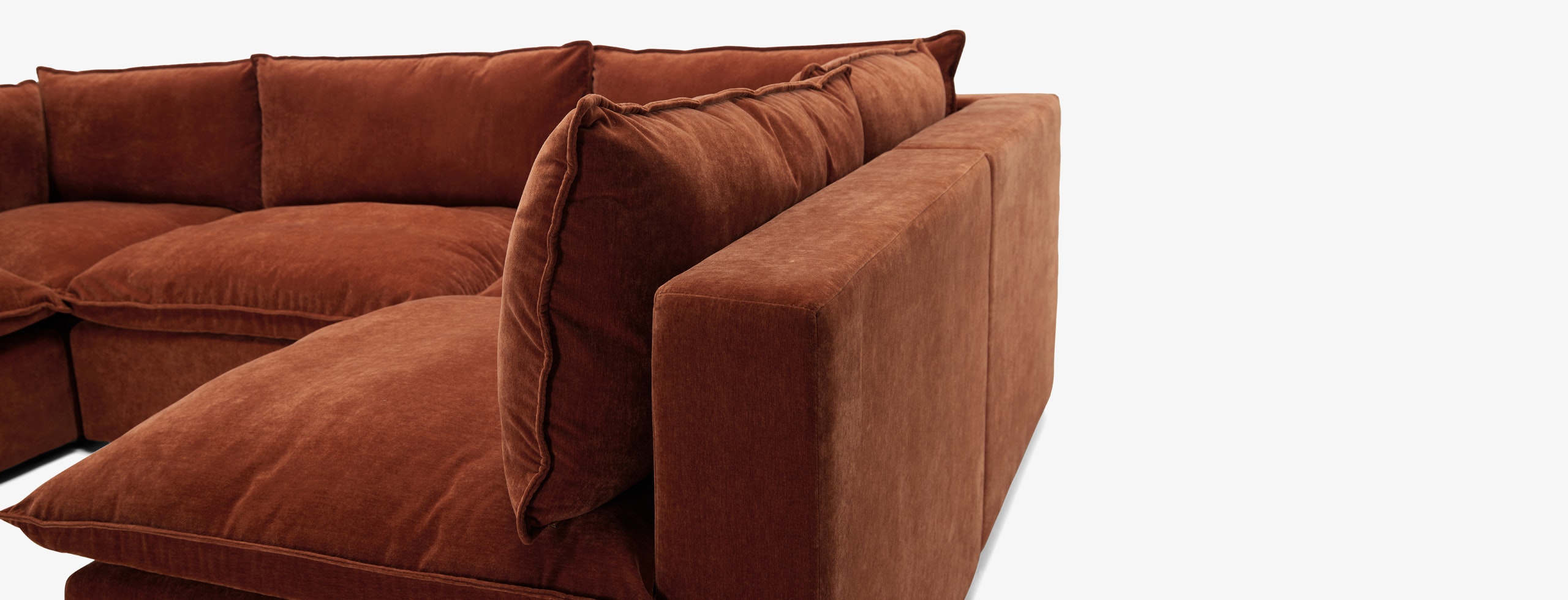 Haine Modular U Sofa Bumper Sectional Joybird