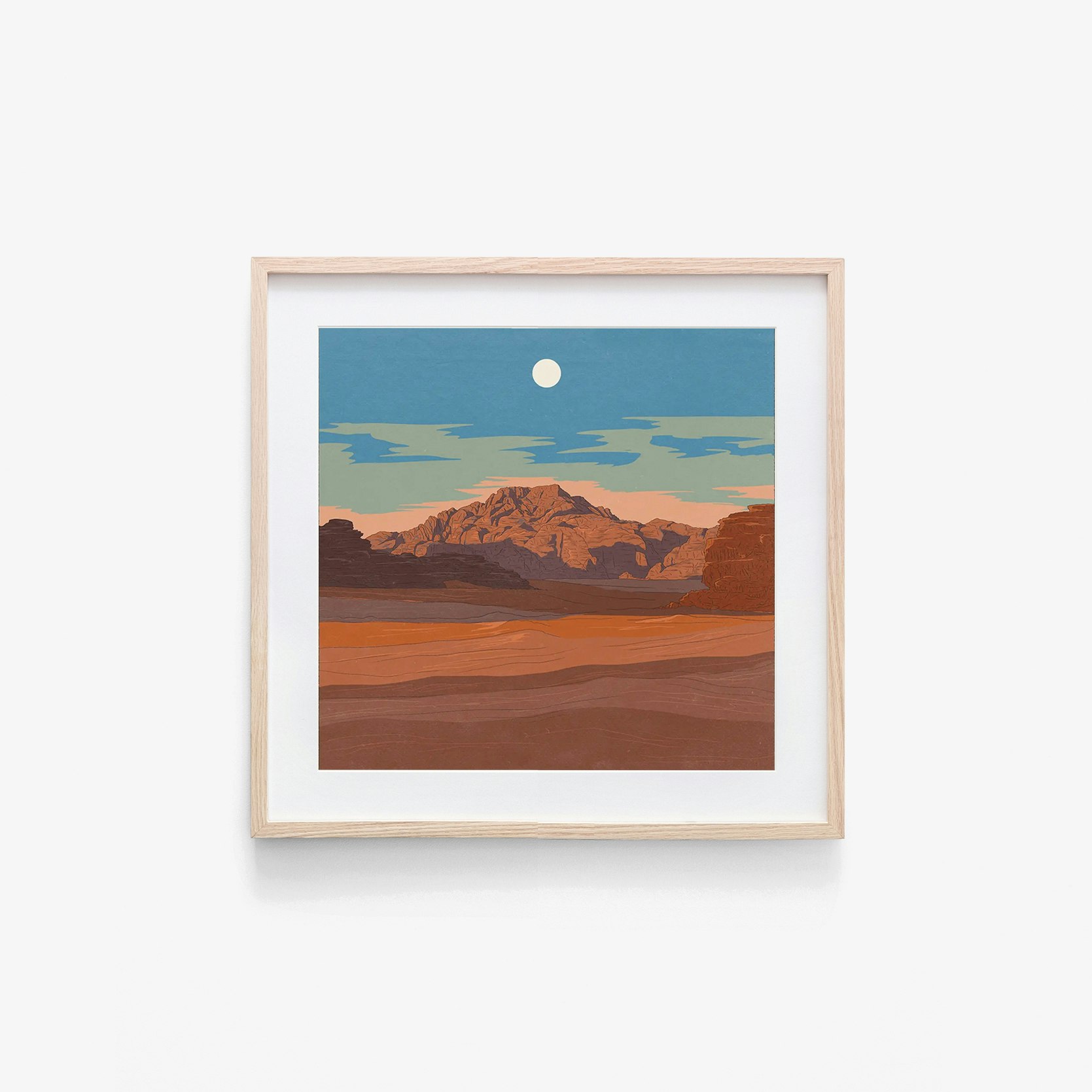 Desert Sand Art Print | Joybird