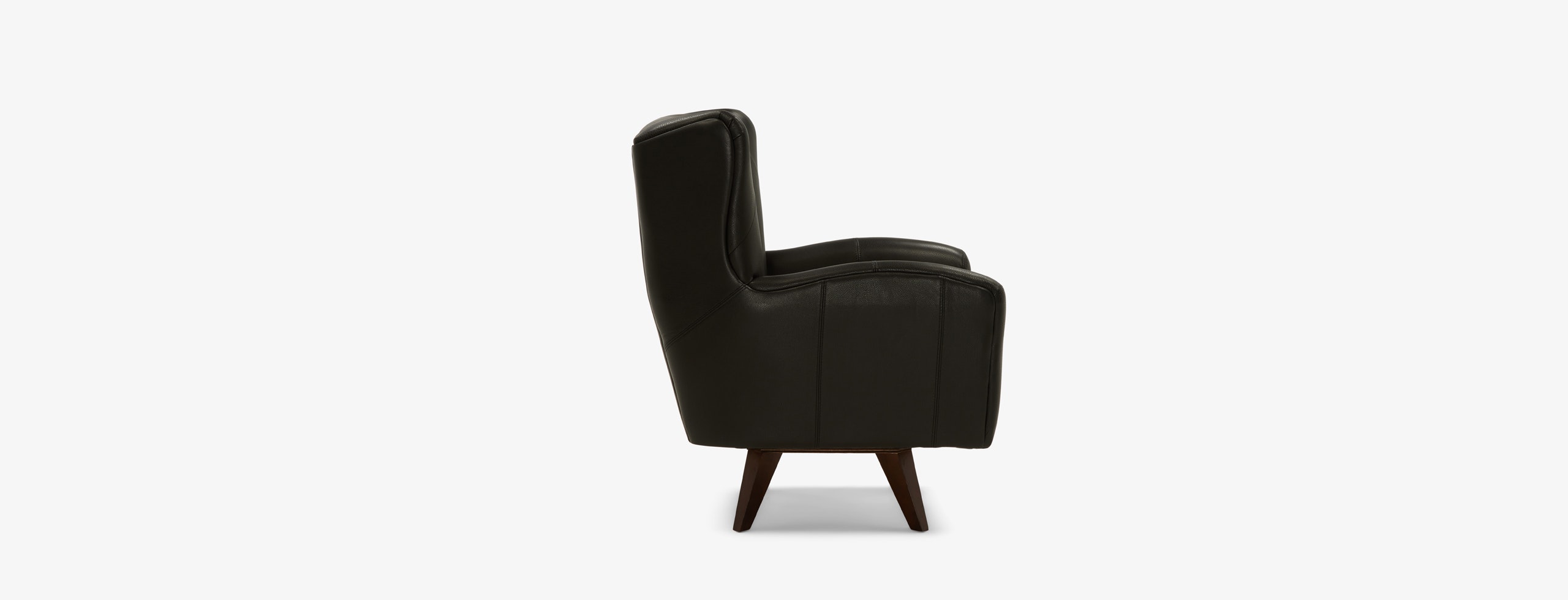 Harlow leather swivel armchair store