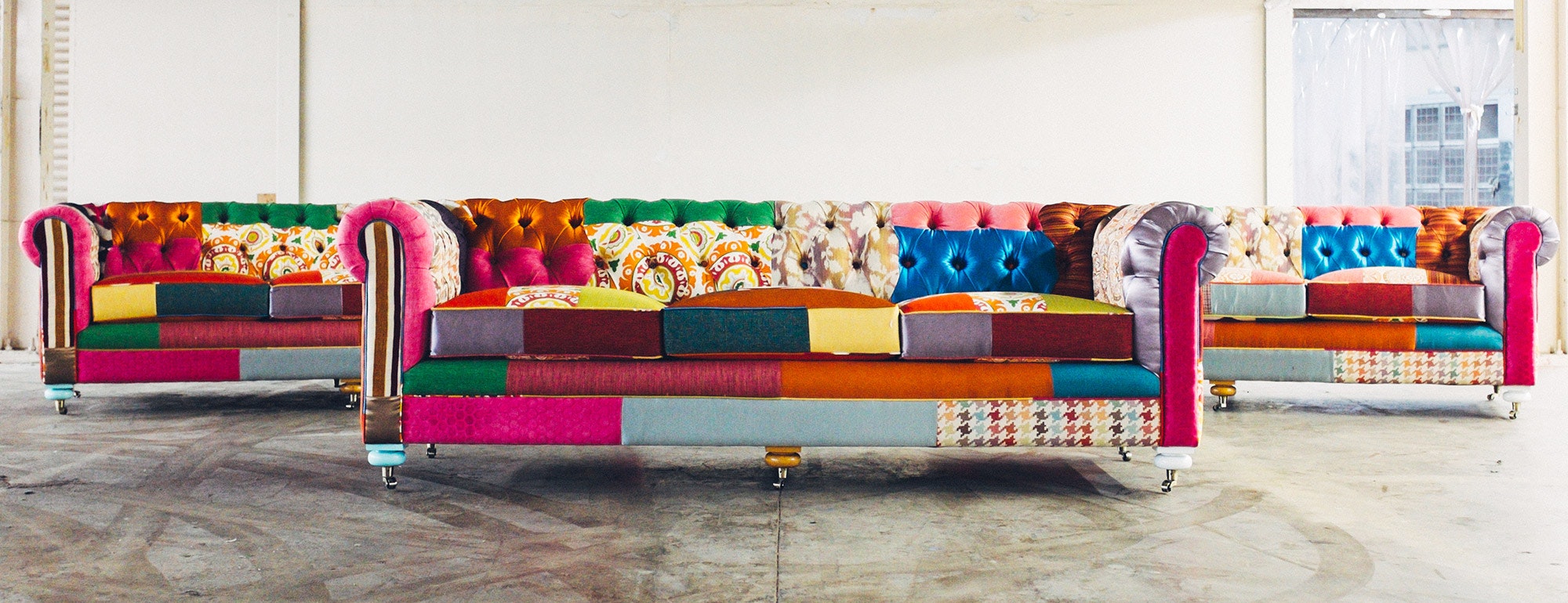 Joybird patchwork sofa store