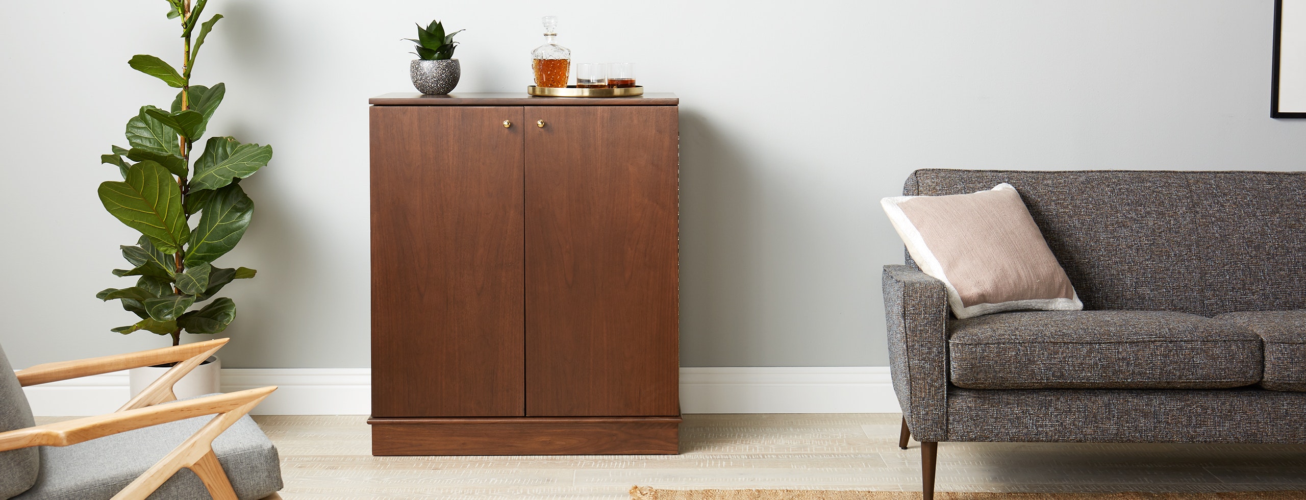 Becker Bar Cabinet | Joybird