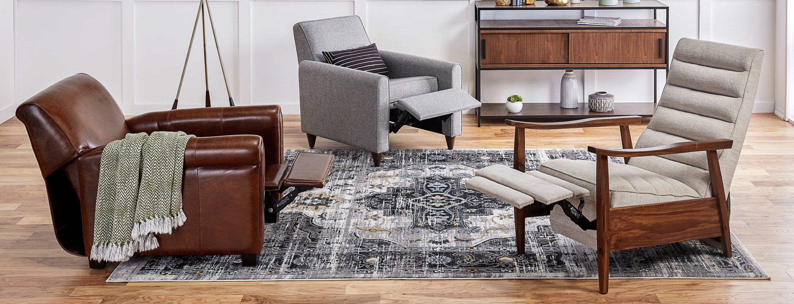 Durant Leather Recliner Chair Joybird