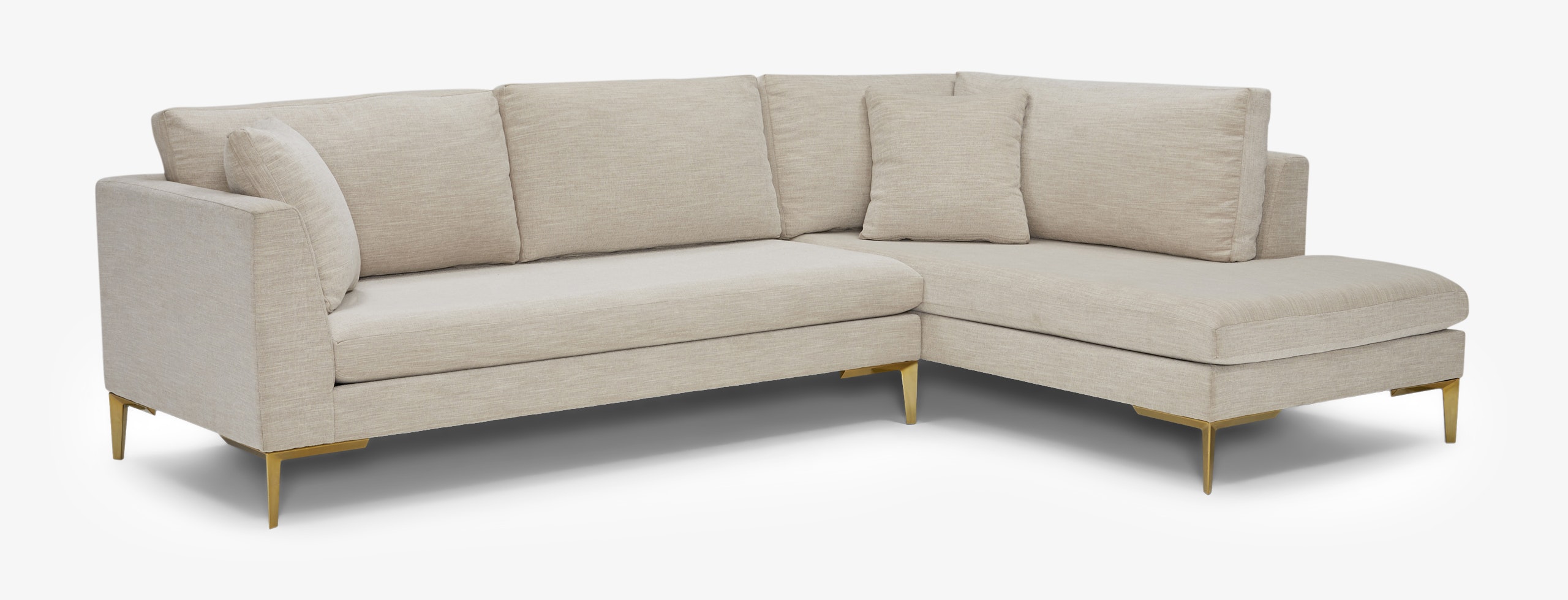 Ainsley Sectional with Bumper 2 piece Joybird