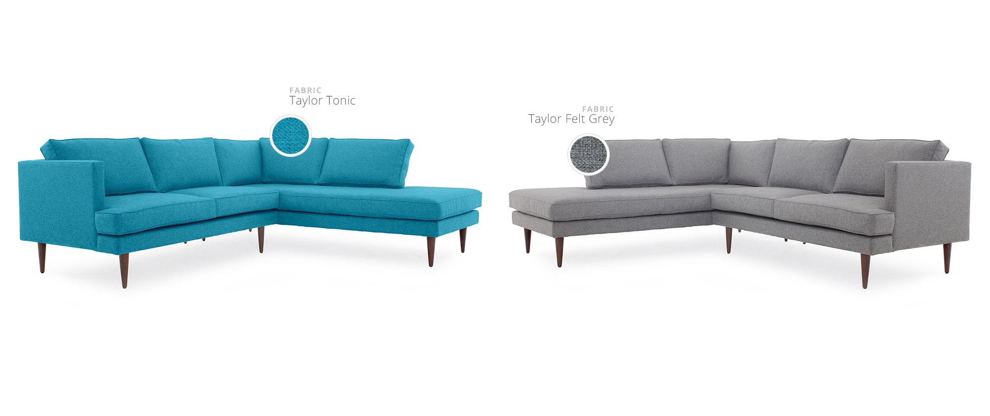 Preston Sectional with Bumper | Joybird